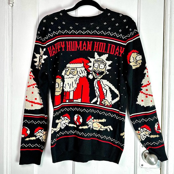 Ripple Junction | Sweaters | Rick And Morty Happy Human Holiday Ugly Christmas Sweater | Poshmark
